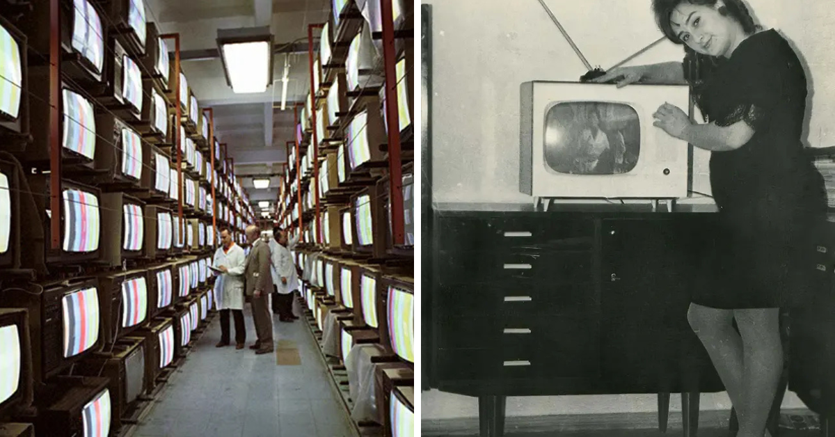 How the Soviets Celebrated Television: Vintage Photos of First-Time TV ...