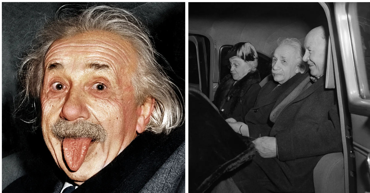 Einstein Sticking his Tongue Out: The Story Behind an Iconic Photo, 1951 - Lively Tales Now